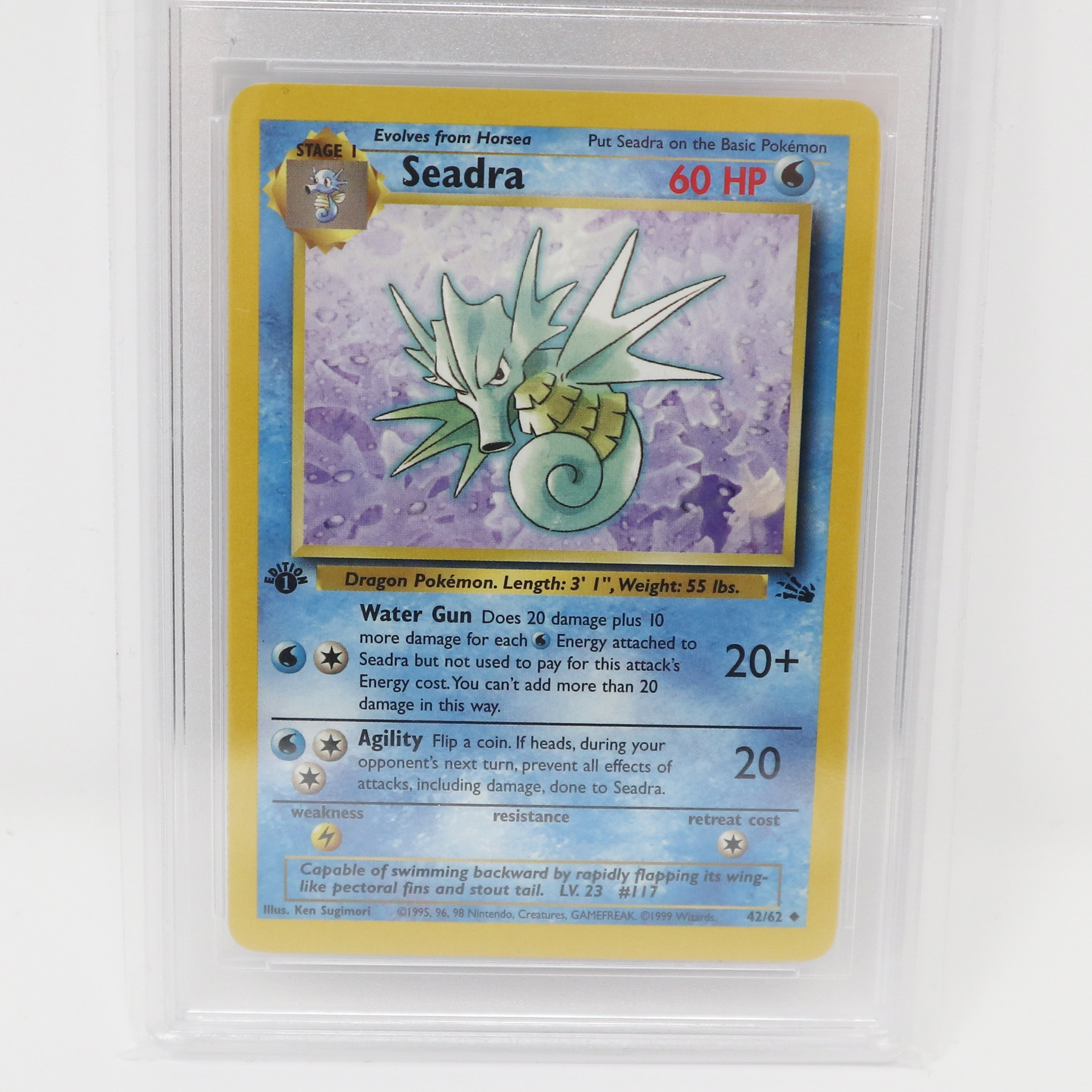 Vintage 1999 90s Nintendo Pokemon Seadra 1st Edition 42/62 - Etsy UK