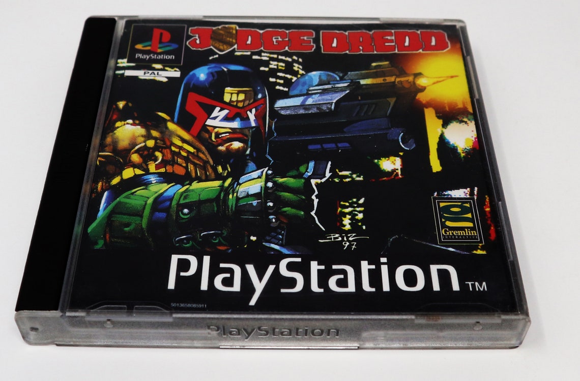 Vintage 1997 90s Playstation 1 PS1 Judge Dredd Video Game Pal - Etsy