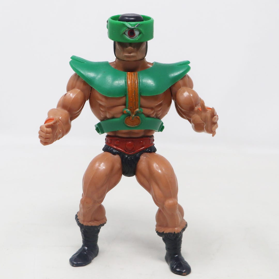 Vintage 1981 80s Mattel MOTU He-man Masters of the Universe Tri-klops ...