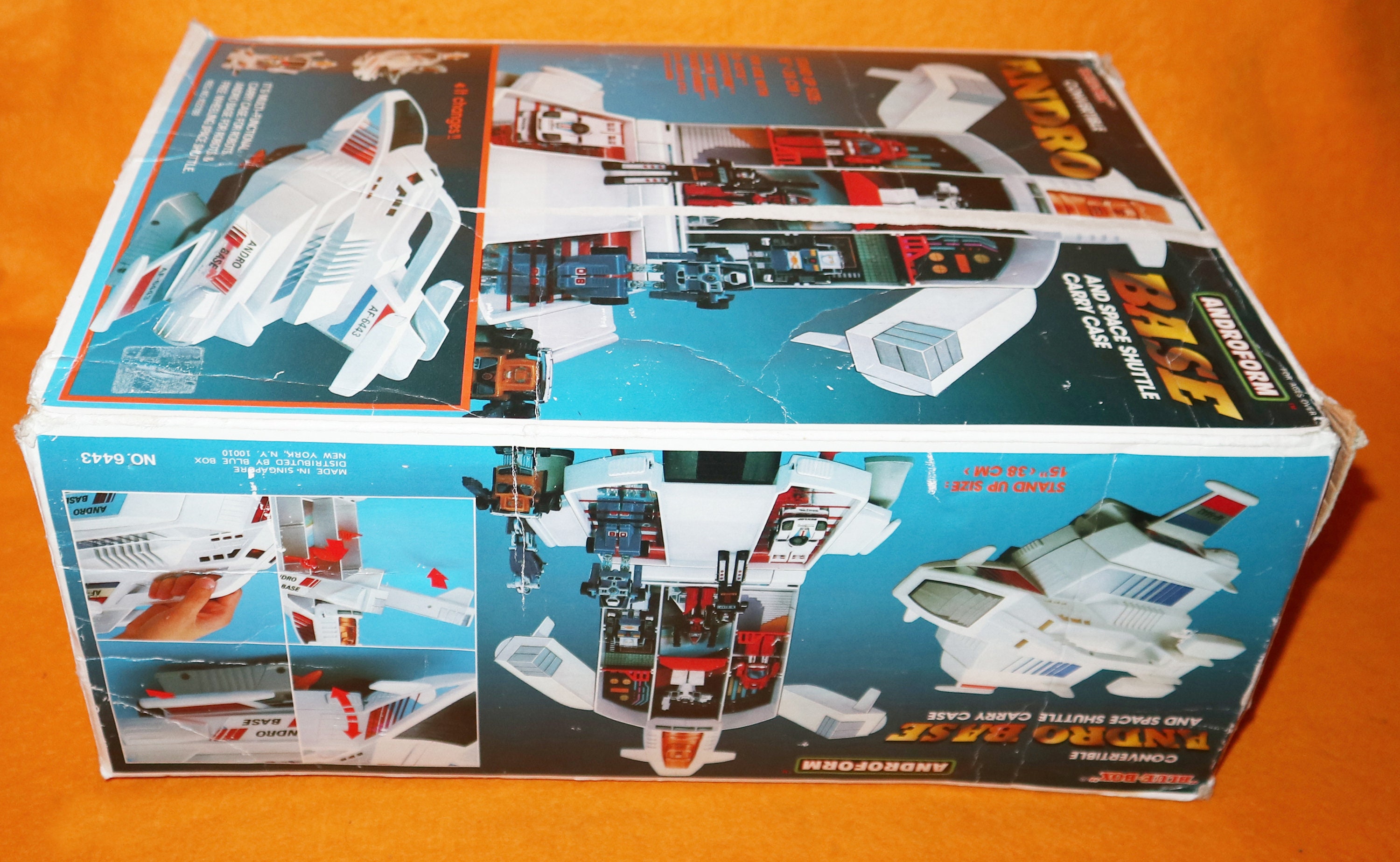 Vintage Blue-box Gobots go Bots Andro Base and Space Shuttle - Etsy