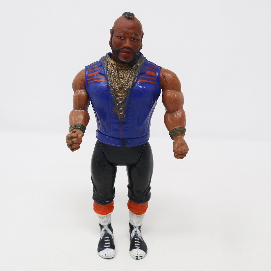 Vintage 1983 80s Galoob A-team ateam B.A. Baracus Mr. T 6 Action Figure ...