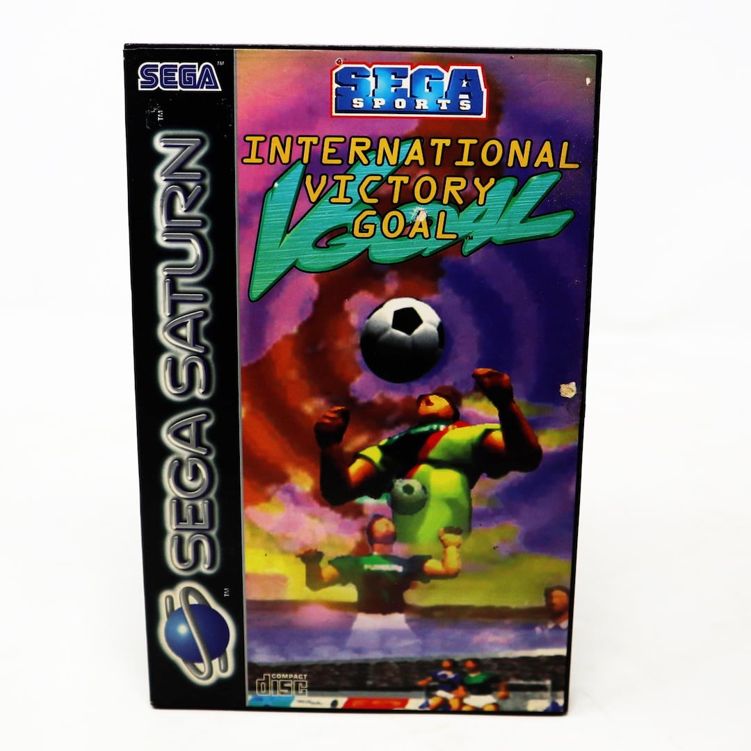 Vintage 1995 90s Sega Saturn Sega Sports International Victory Goal ...