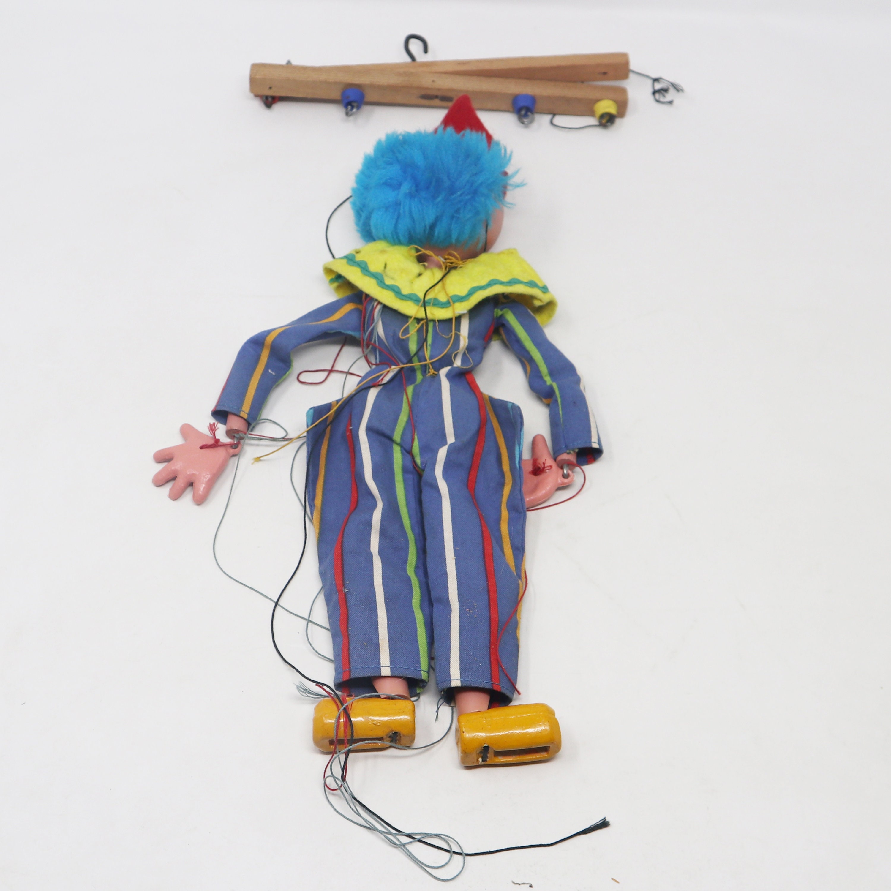 Vintage Pelham Puppets Clown (SS) Hand Made Puppet Marionette (needs ...