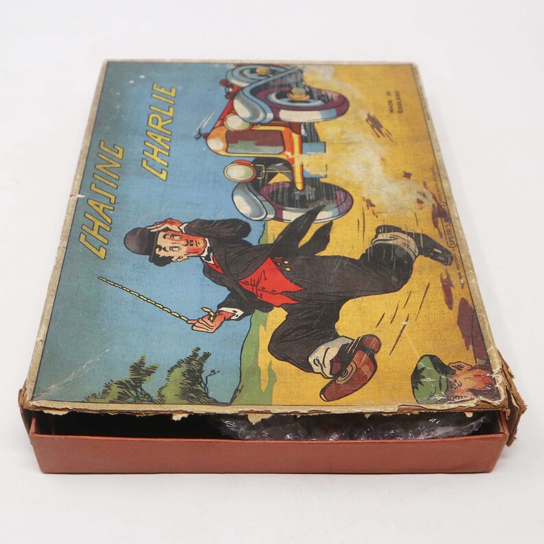 Vintage 1938 30s Spears Chasing Charlie Charlie Chaplin Board Game Made ...