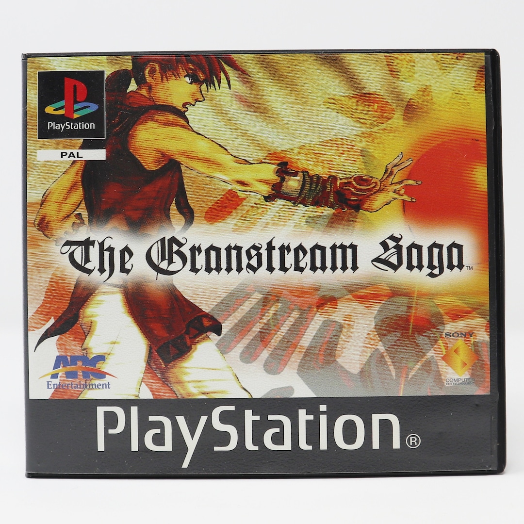 Vintage 1998 90s Playstation 1 PS1 the Granstream Saga Video Game Pal 1 ...