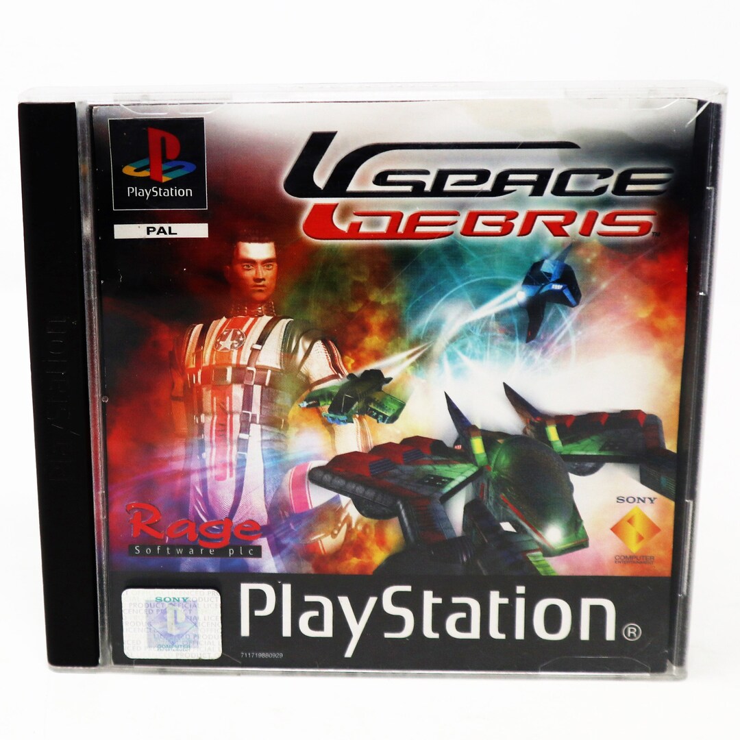 Vintage 1999 90s Playstation 1 PS1 Space Debris Video Game Pal Version ...
