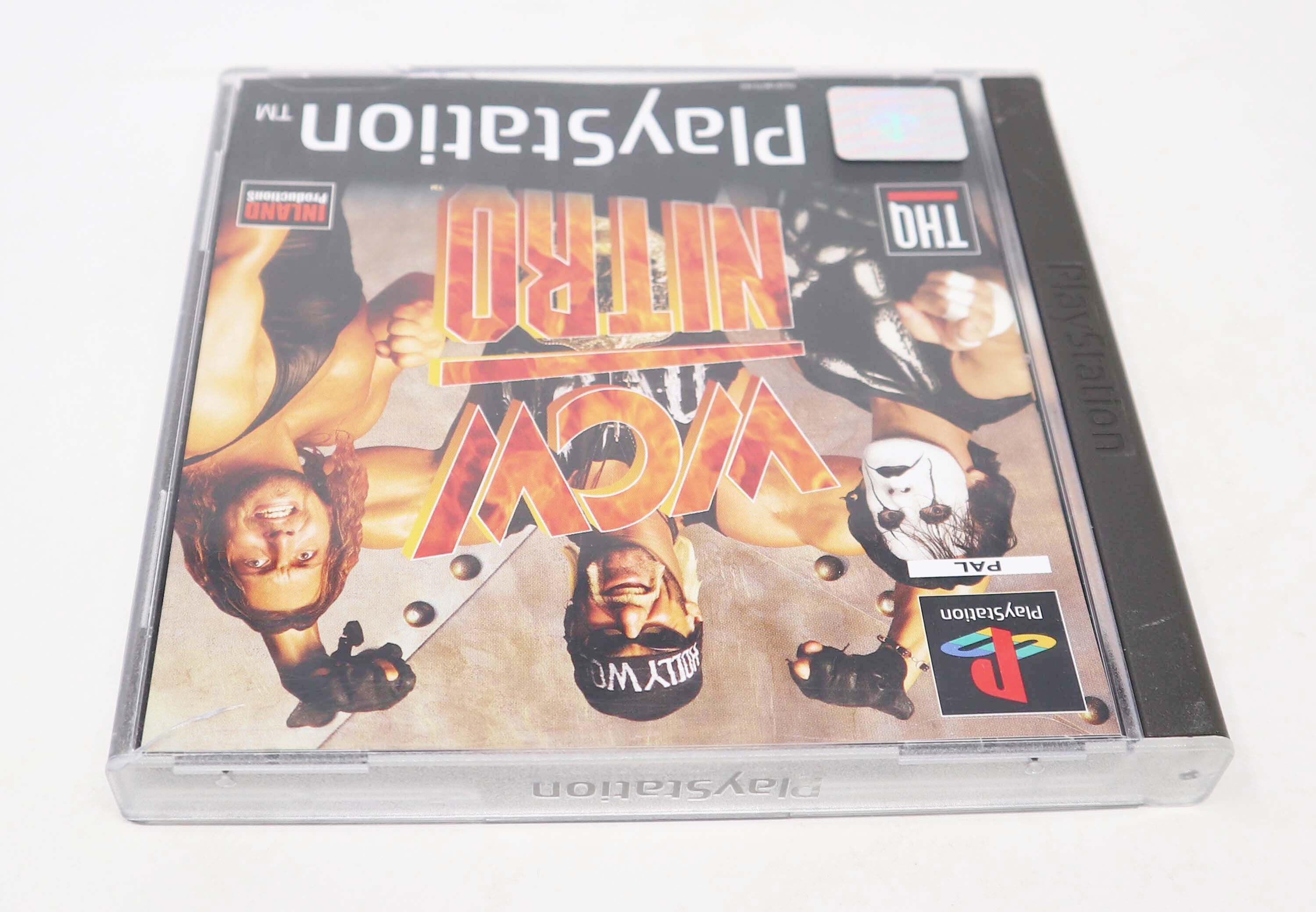 Vintage 1998 90s Playstation 1 PS1 WCW Nitro Wrestling Video - Etsy