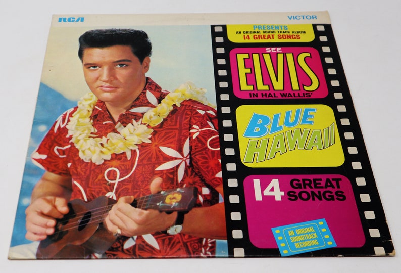 Vintage 1970 70s RCA Victor Elvis Presley - Blue Hawaii Soundtrack 12 ...