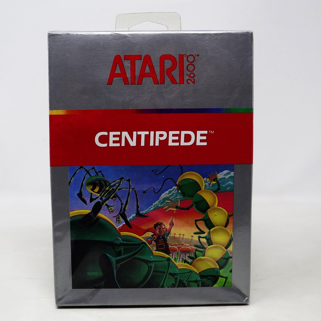 Vintage 1987 80s Atari 2600 Centipede Video Game Cartridge for the ...