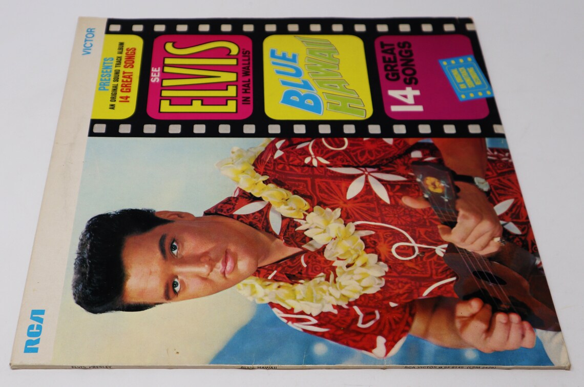 Vintage 1970 70s RCA Victor Elvis Presley - Blue Hawaii Soundtrack 12 ...