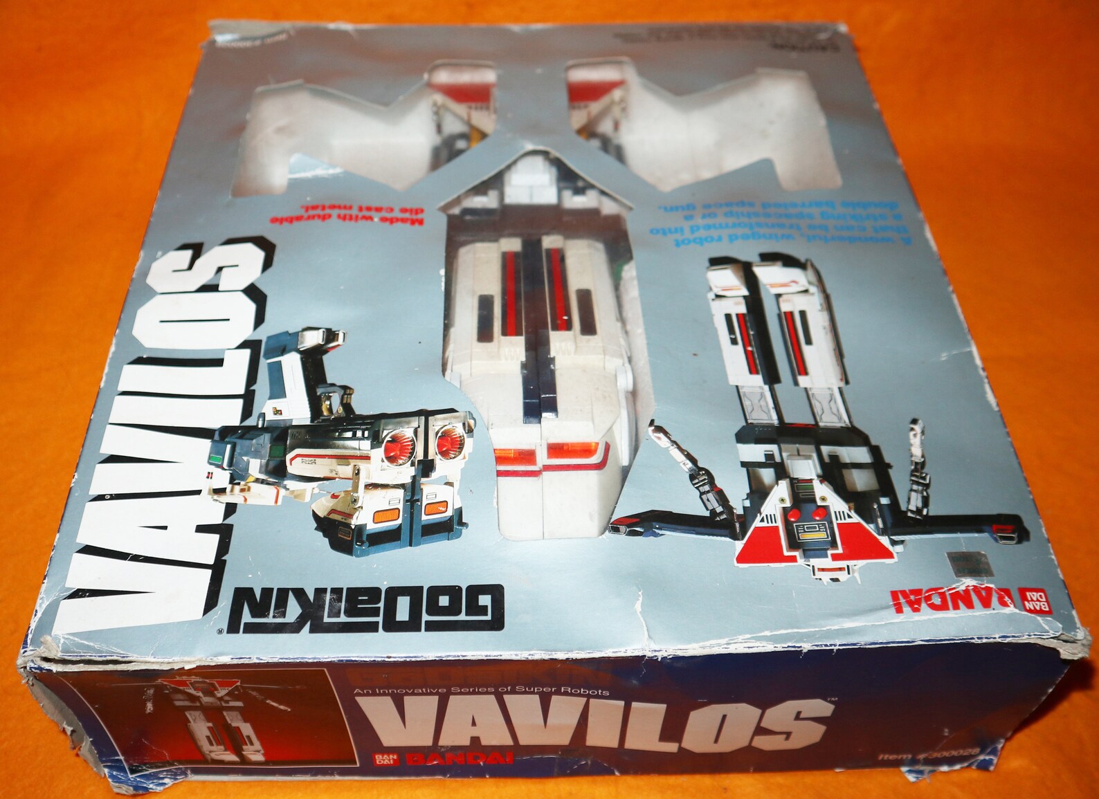 Vintage 1984 80s Bandai Godaikin Vavilos #300028 Die Cast Transforming ...