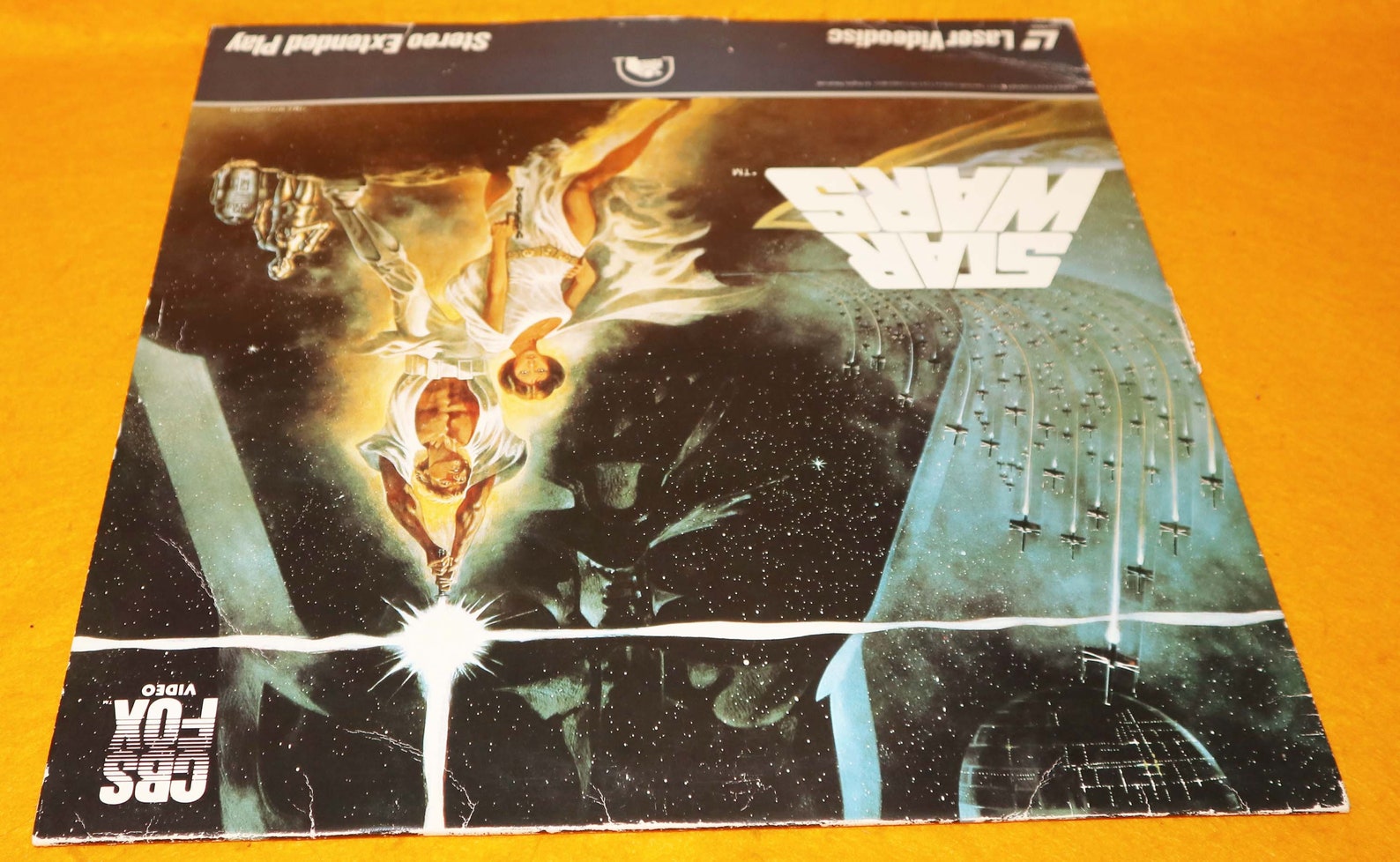 Vintage 1983 CBS Fox Video Star Wars Laser Disc Laserdisc LD Videodisc ...