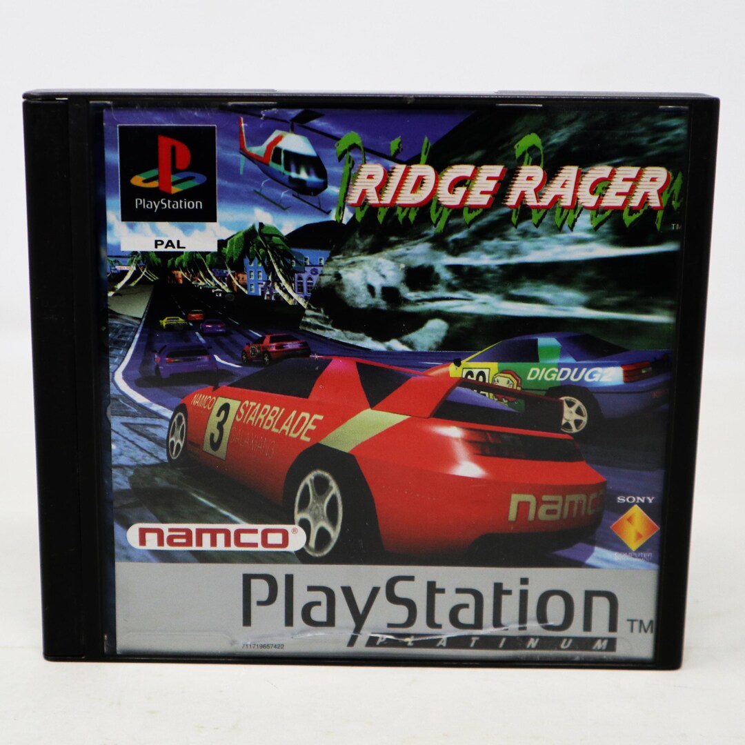 Vintage 1994 90s Playstation 1 PS1 Ridge Racer Video Game Pal Version 1 ...