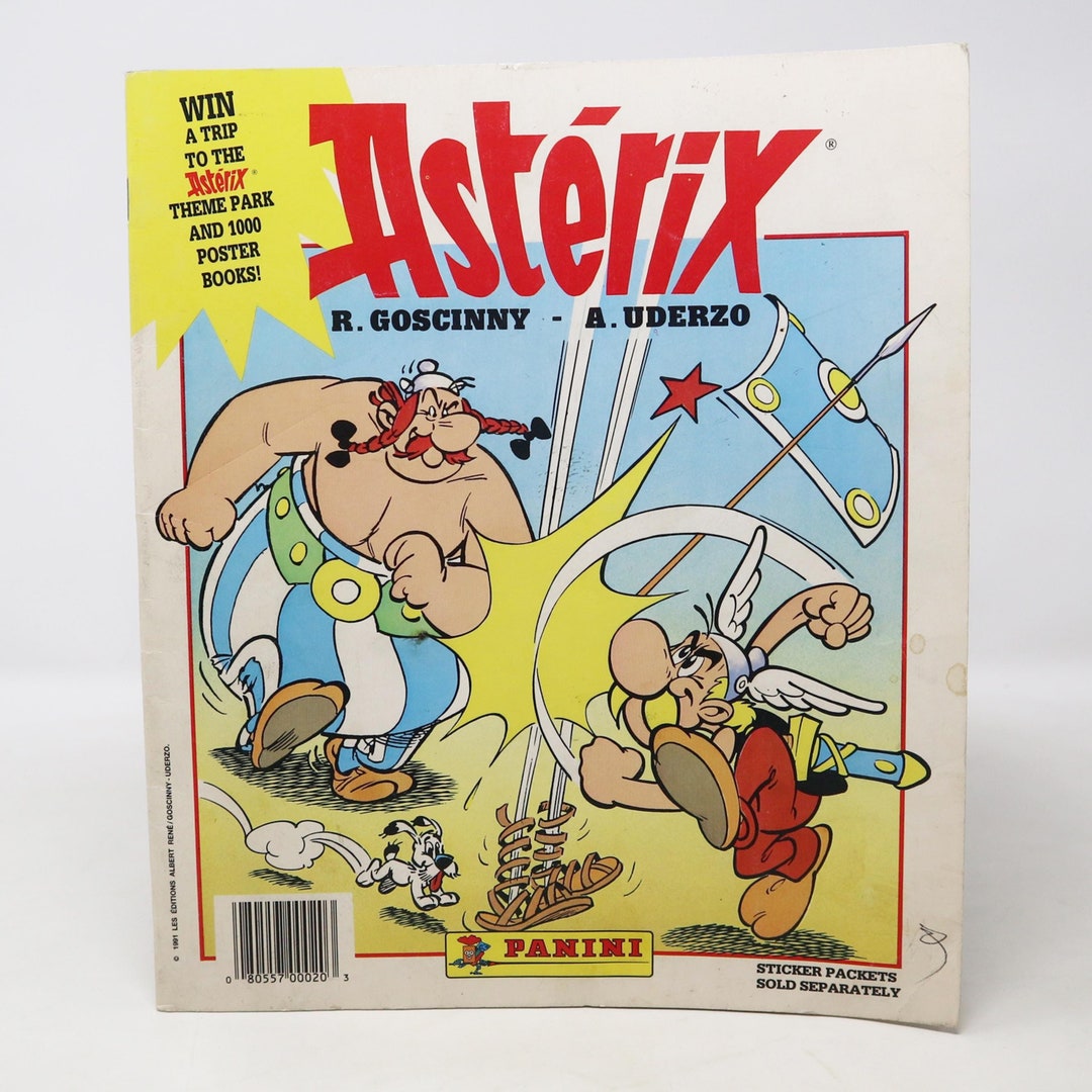 Vintage 1991 90s Panini Asterix R. Goscinny - A. Uderzo Sticker Album ...