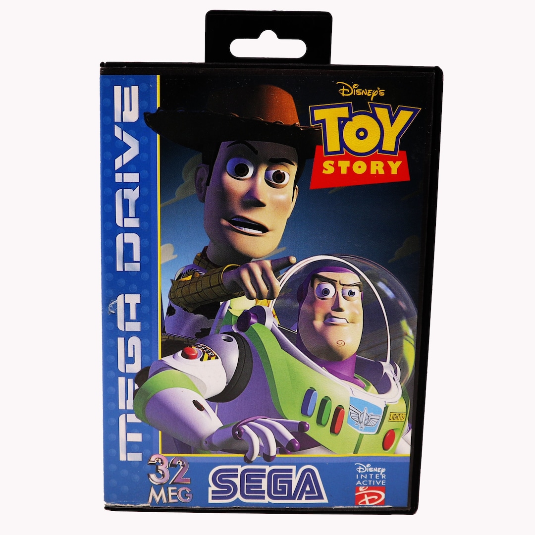 Vintage 1995 90s Sega Mega Drive Megadrive Disney's Toy Story 32 MEG ...