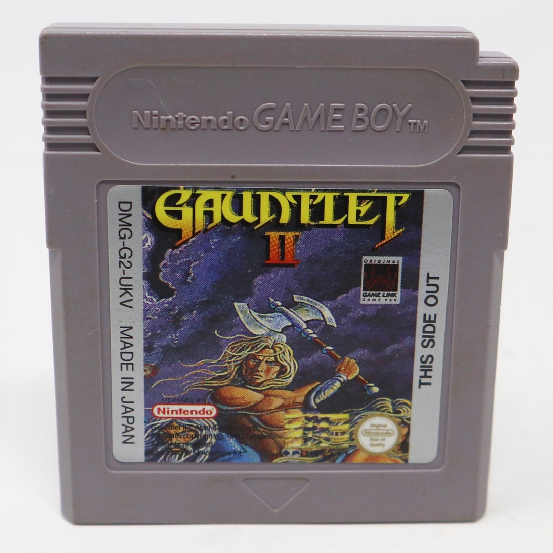 Vintage 1990s Game Boy Compact Video Game System Gauntlet II 2 ...
