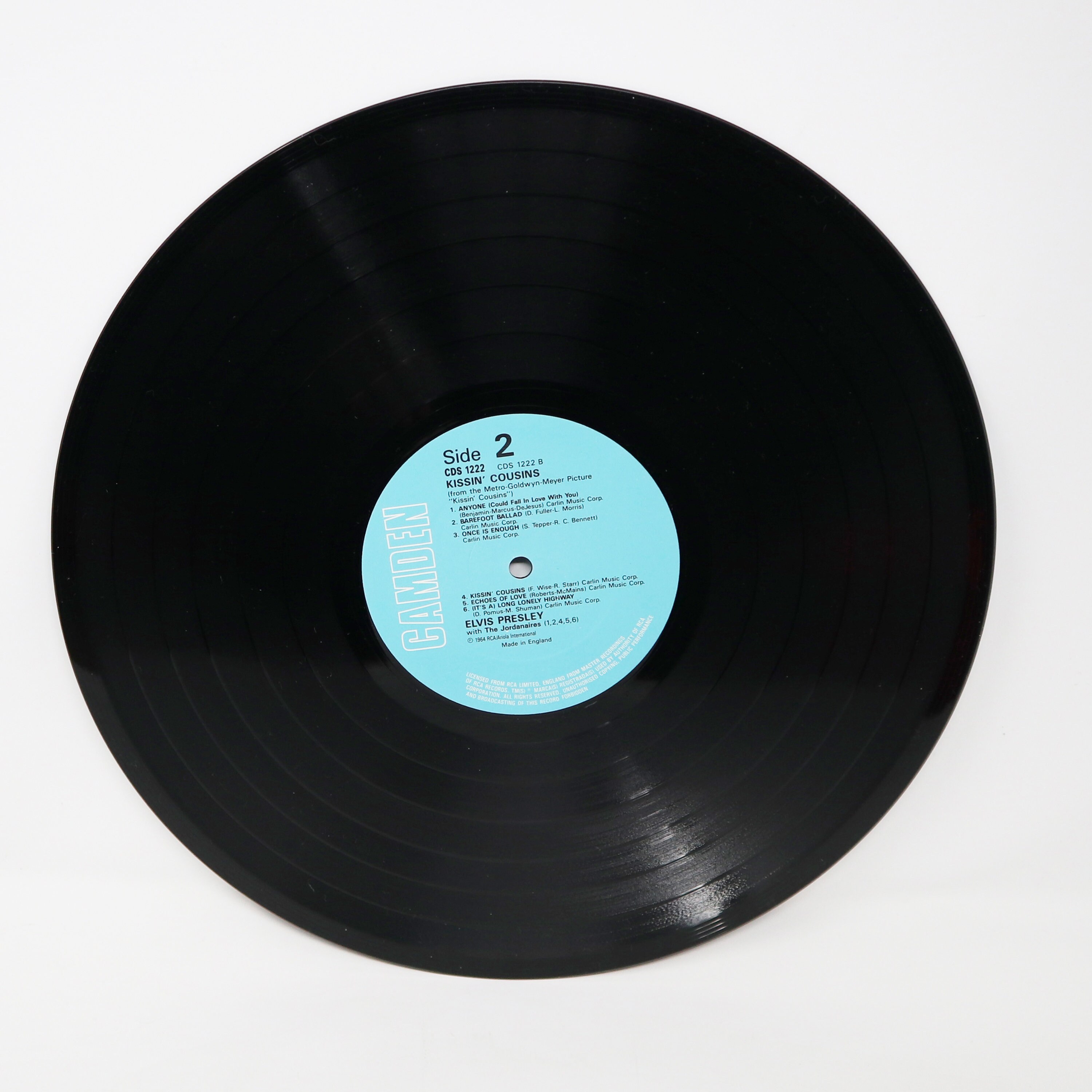 Vintage 1986 80s Camden Elvis Presley - Kissin' Cousins Original ...