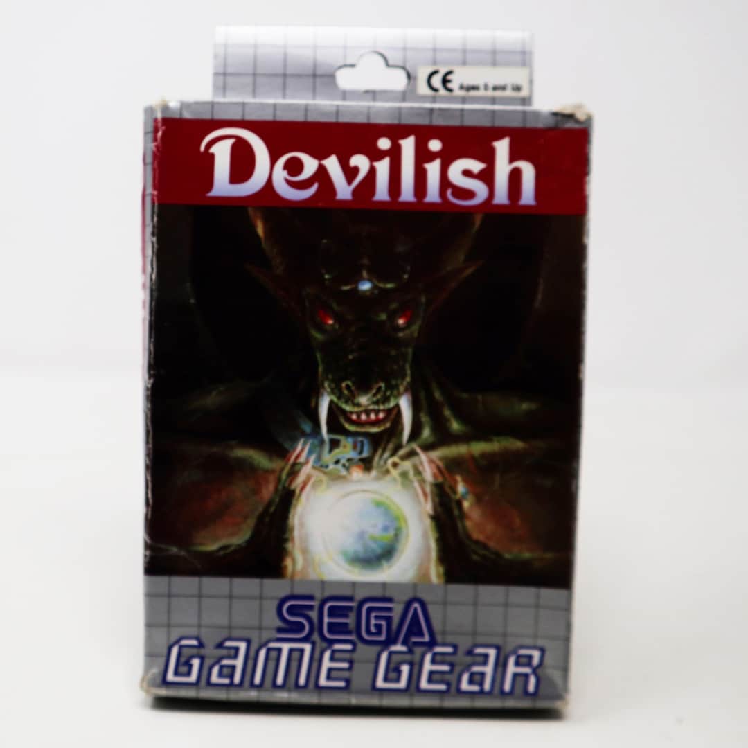 Vintage 1992 90s Sega Game Gear Devilish Puzzle Cartridge Video Game ...