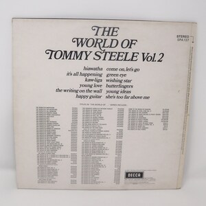 Vintage 1971 70s Decca Tommy Steele - the World of Tommy Steele Vol. 2 ...