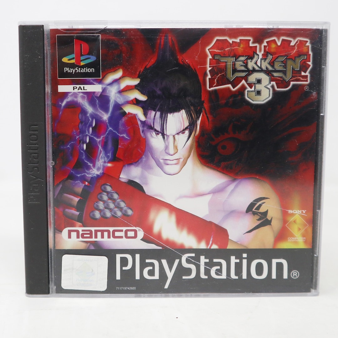 Vintage 1998 90s Playstation 1 PS1 Namco Tekken 3 Fighting Game Pal ...