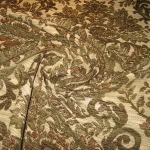 Upholstery: Green Damask Fabric (by the Yard) - Etsy
