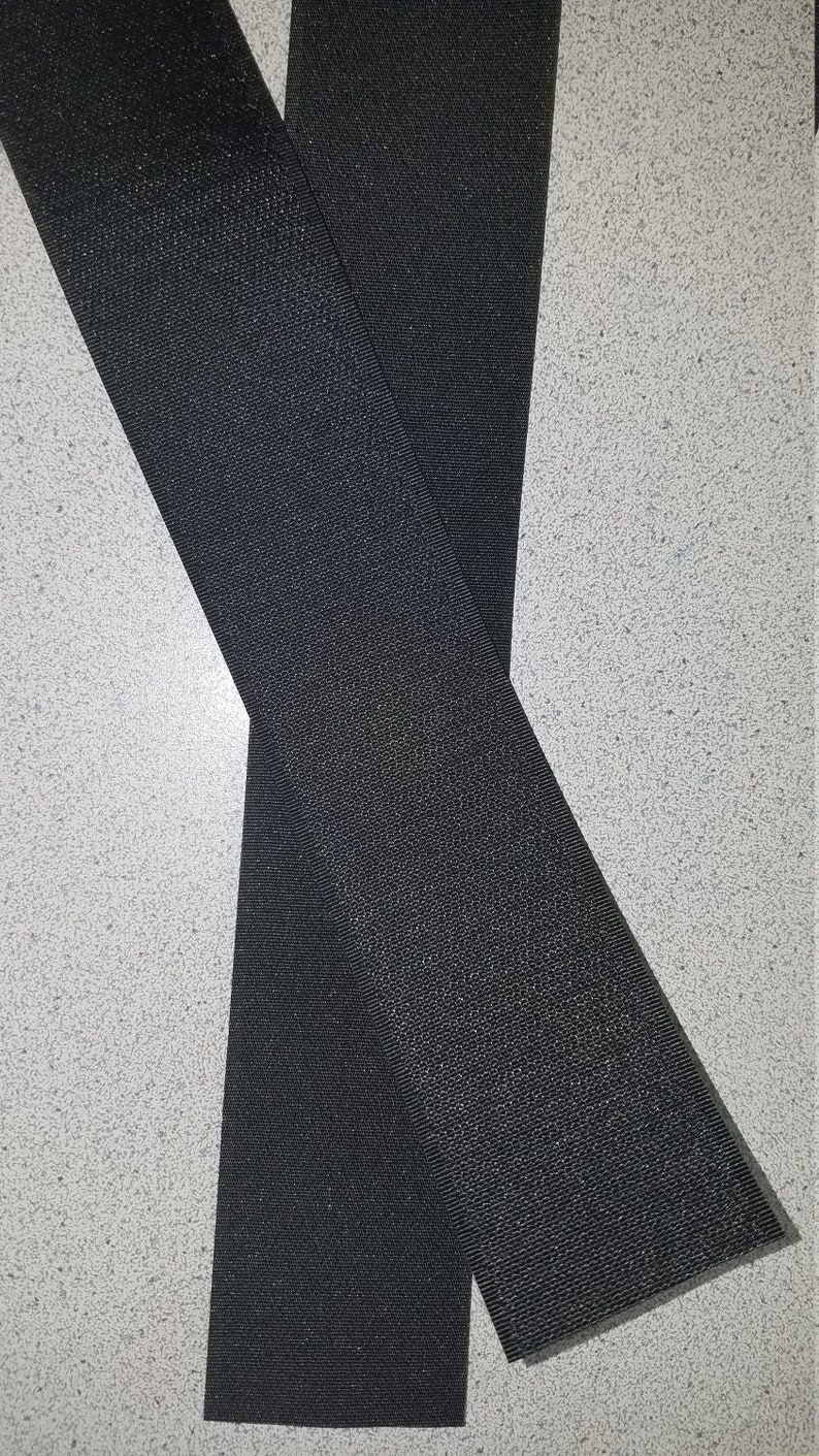 Velcro: 2" White / Black (hook & Loop) Sold by the Foot - Etsy