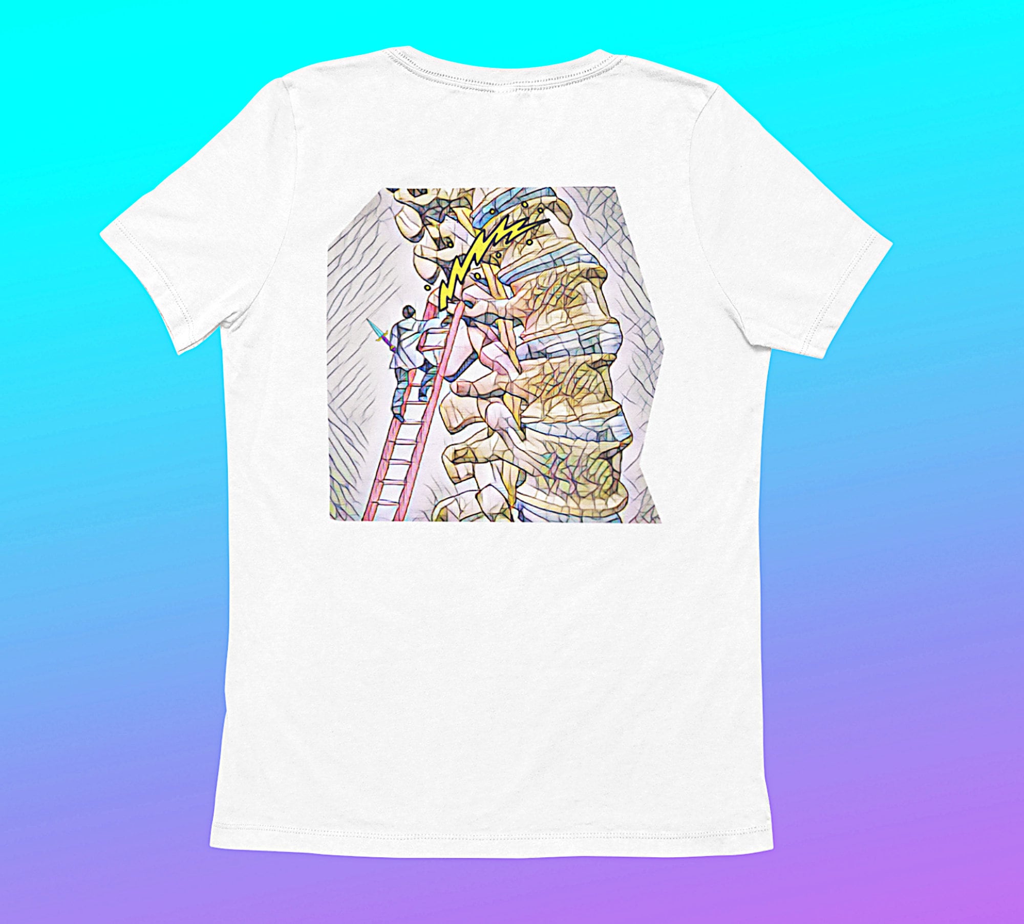 Spine Tee, Spine Shirt, Men's Spine Shirt, Women's Spine Shirt, Spinal ...