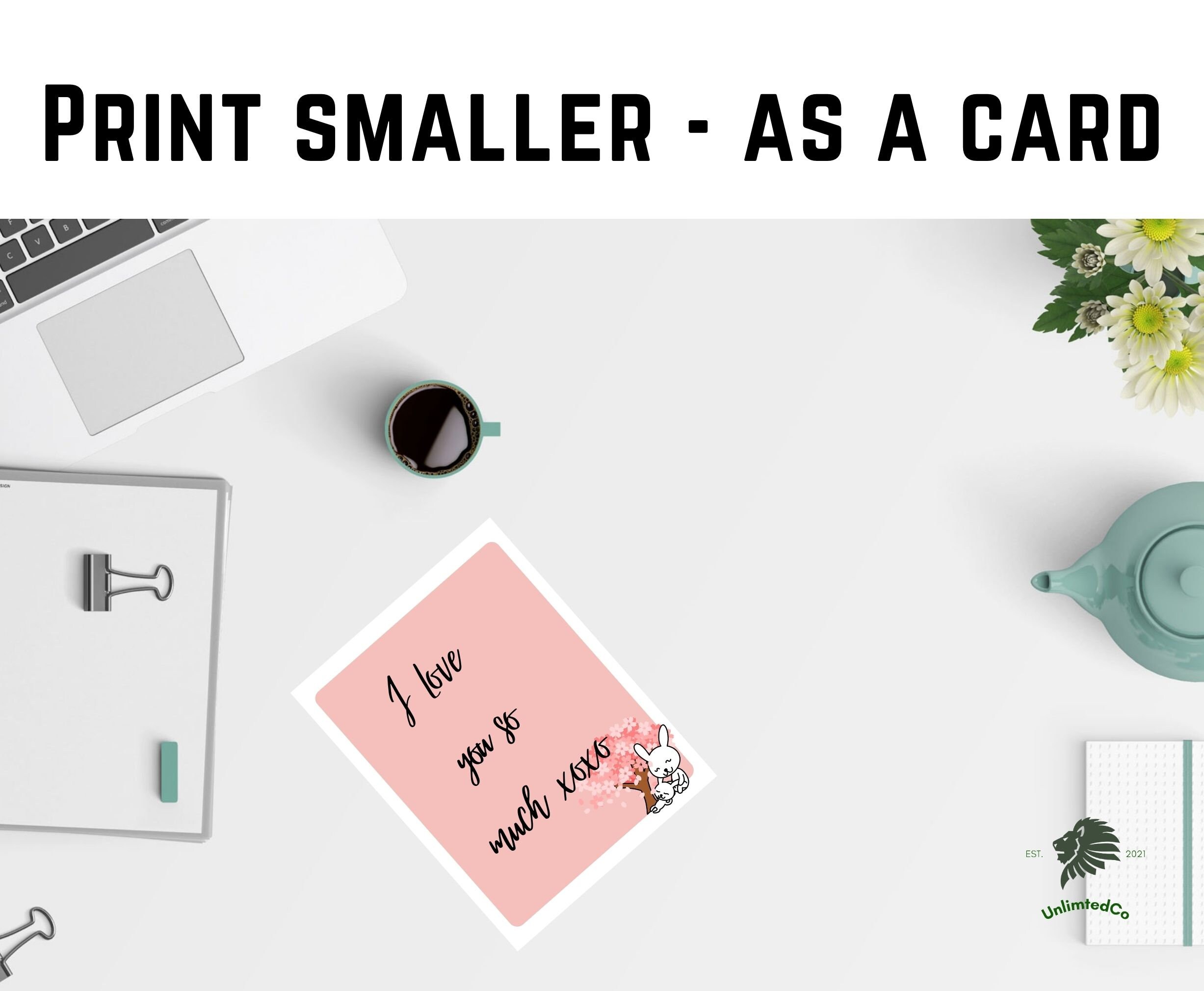 Printable Stationery Set US Letter Size PDF, Instant Download ...