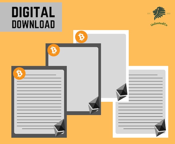 Printable Stationery Set US Letter Size PDF Instant Download - Etsy