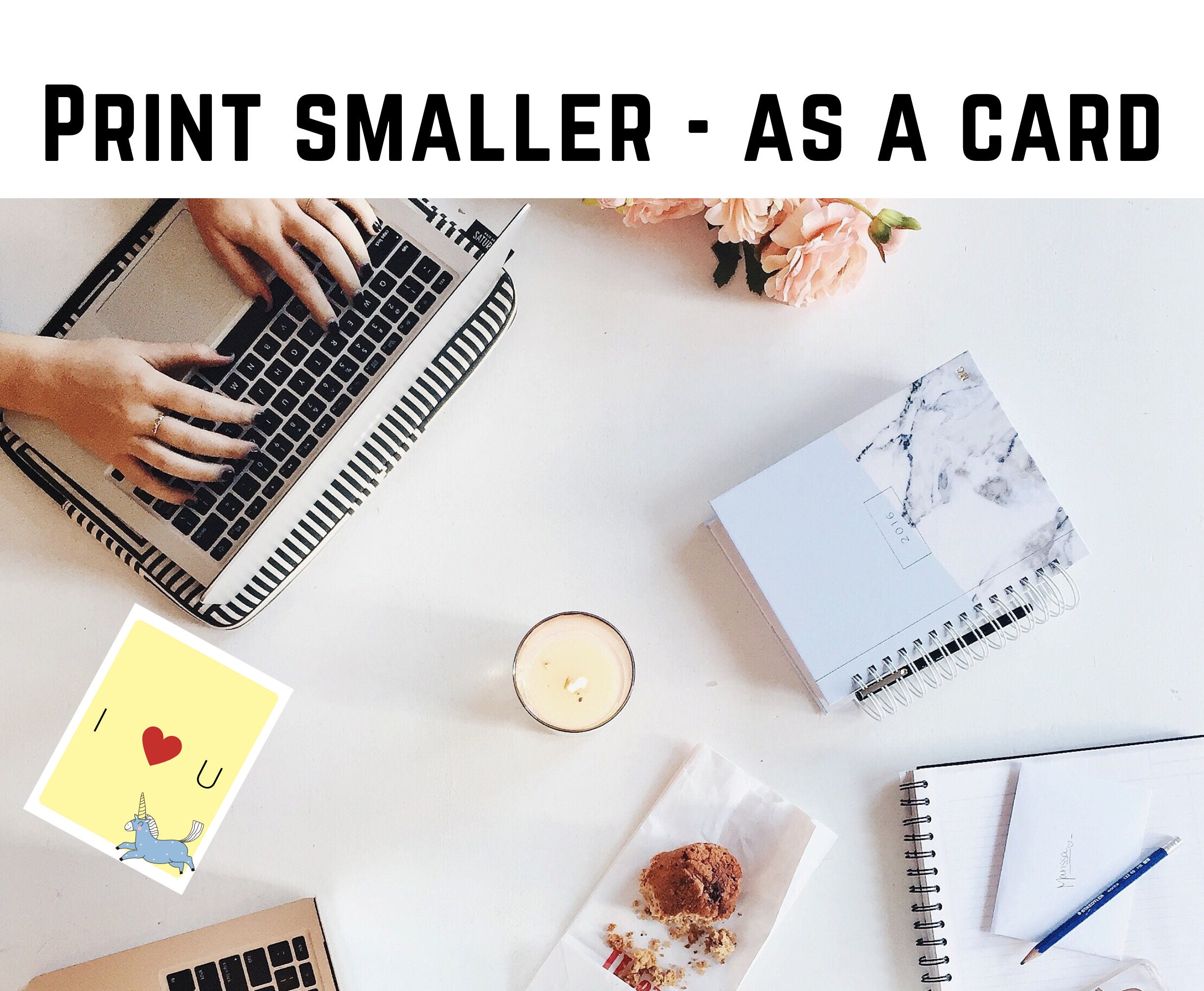 Printable Stationery Set US Letter Size PDF, Instant Download ...