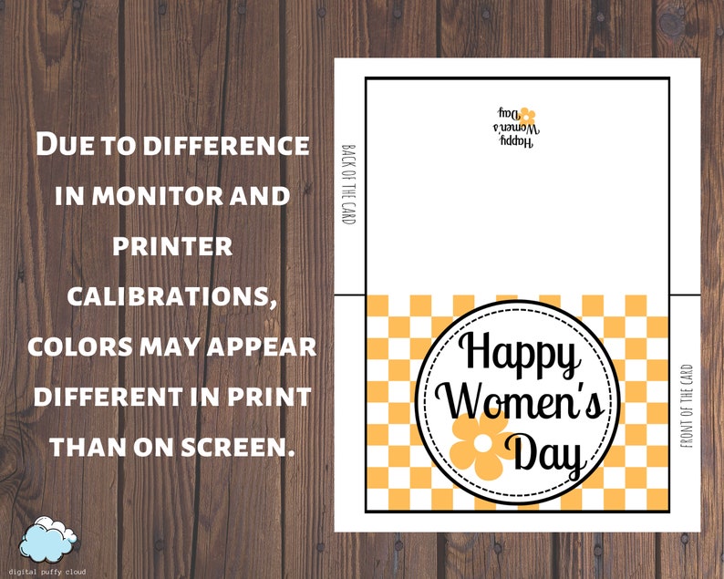 PRINTABLE Women's Day Card PDF Printable Coworker - Etsy