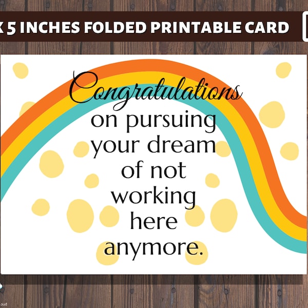 Farewell Card Co Worker - Etsy