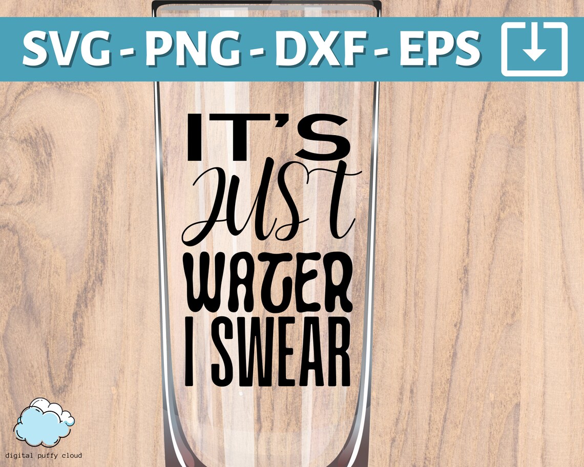 Water Bottle SVG Water Glass SVG Funny Water Bottle Svg - Etsy