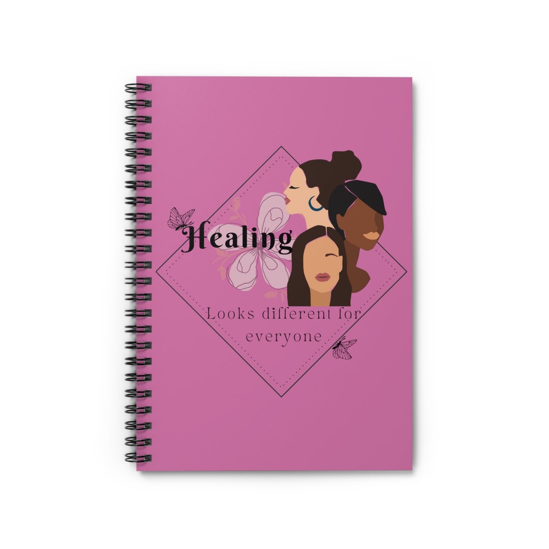 Healing Looks Different Spiral Notebook - Ruled Line - Etsy