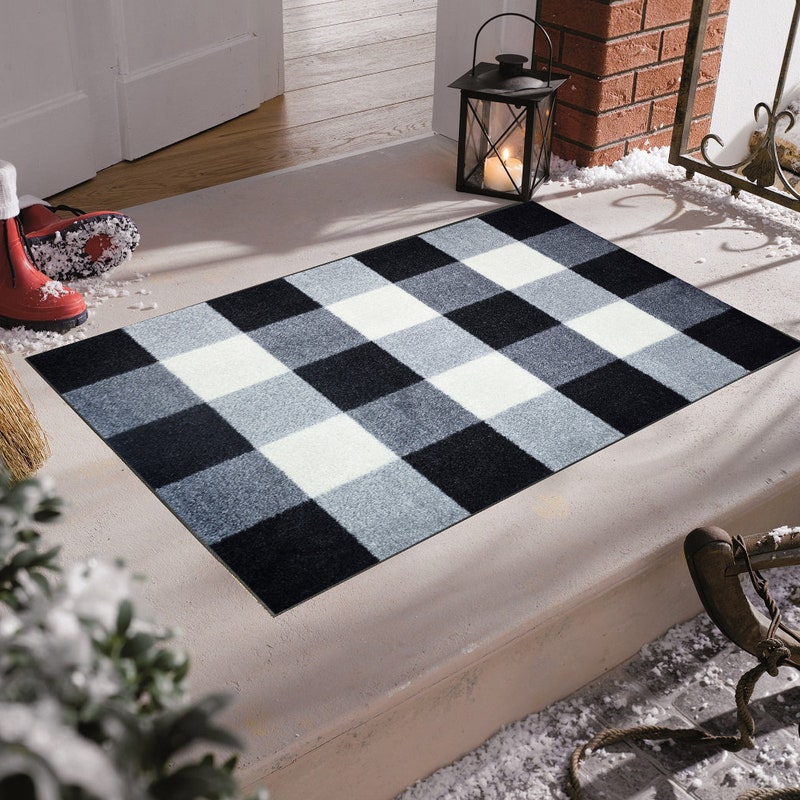Buffalo Plaid Mat - Etsy