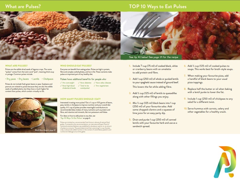 Cooking With Pulses Beans, Peas, Lentil & Chickpeas Digital Download ...