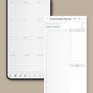 Samsung / Android / iPhone Digital Planner, Phone Calendar Organizer ...
