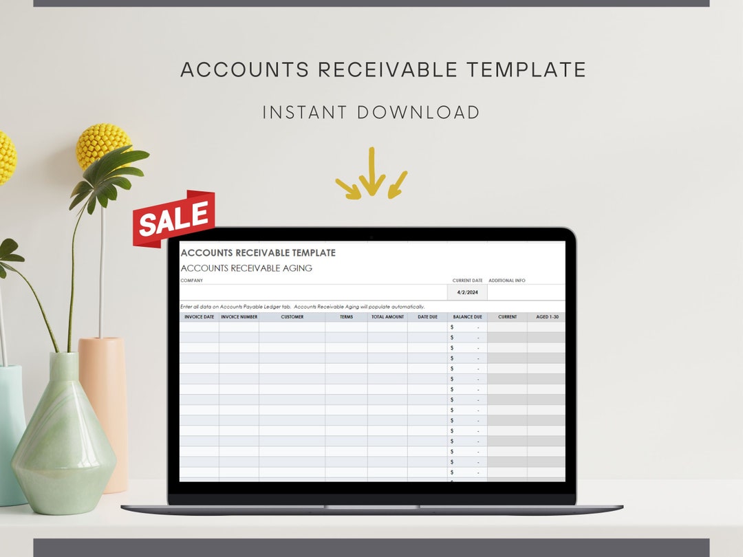 Professional Account Receivable Excel Template Streamline Your Finances ...
