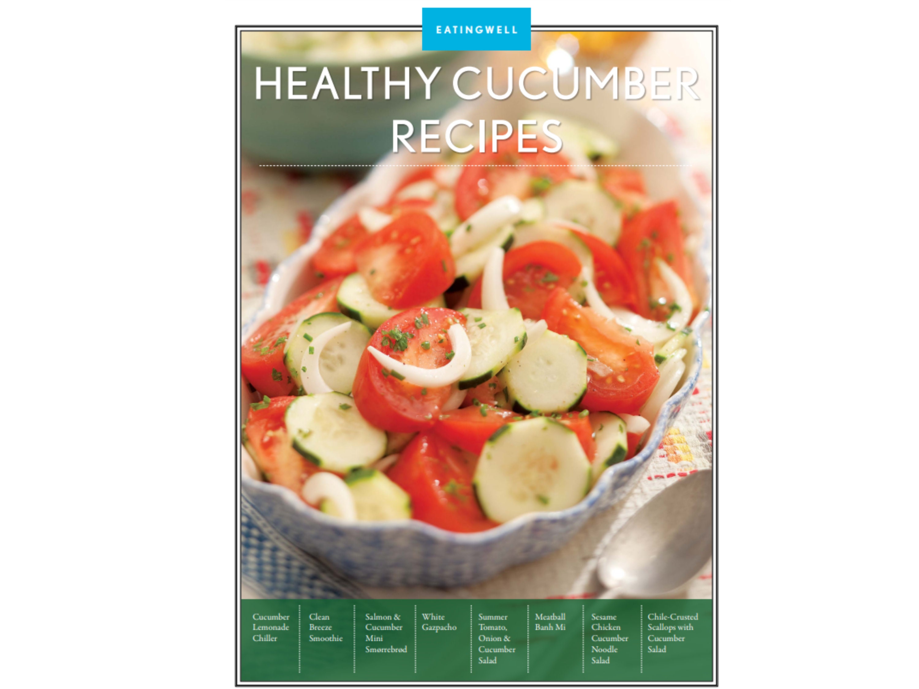 Cucumber Recipe Book Healthy Eating, Salad Recipe, Refreshing Cookbook ...