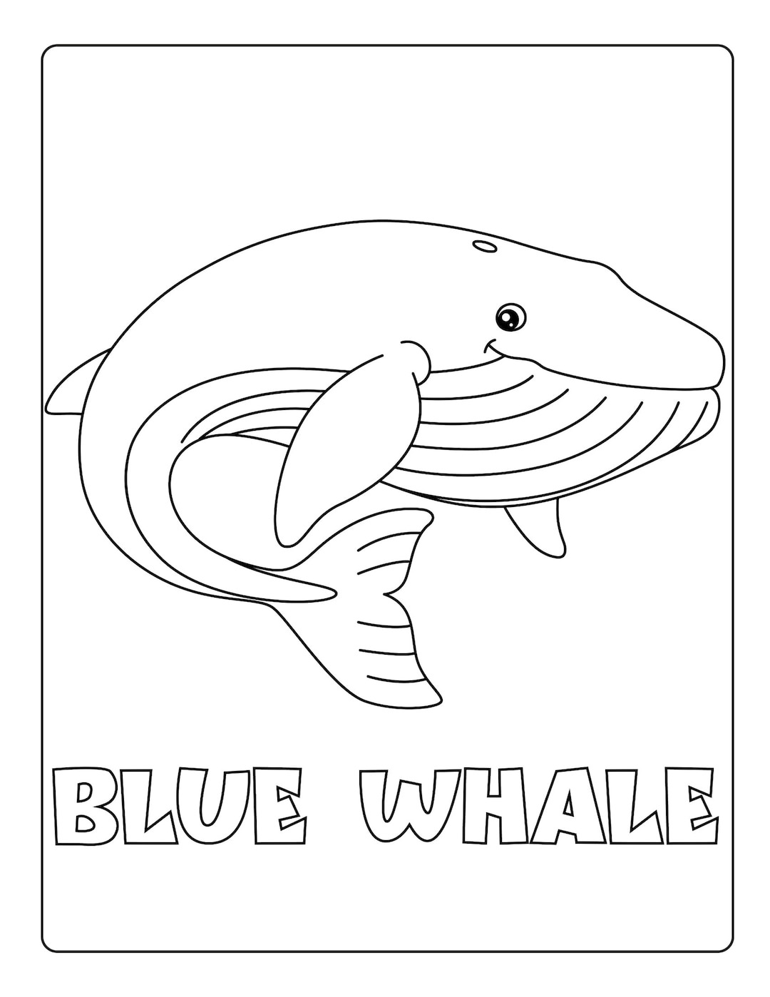 Aquatic Animals Coloring Book for Kids, Ocean Creatures Coloring Pages ...