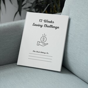 Ultimate 12-week Savings Challenge Tracker Printable PDF & Editable ...