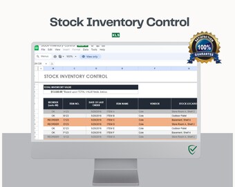 All-in-one Inventory Control System Comprehensive Google Sheets ...