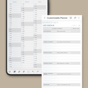 Samsung / Android / iPhone Digital Planner, Phone Calendar Organizer ...