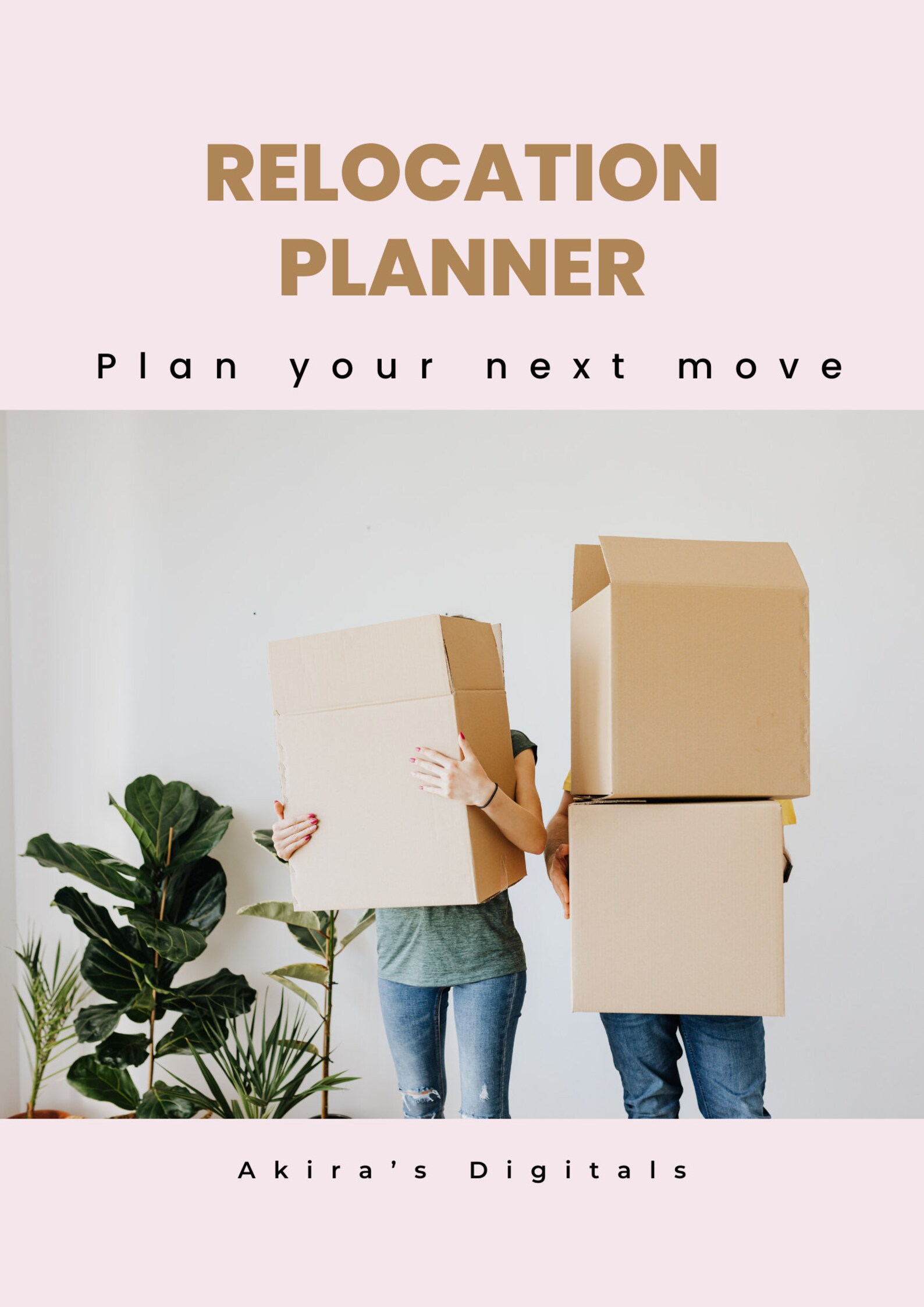 Efficient A4 Digital Relocation Planner for Ipad, Goodnotes Compatible ...