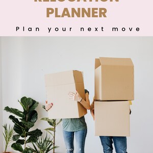 Efficient A4 Digital Relocation Planner for Ipad, Goodnotes Compatible ...