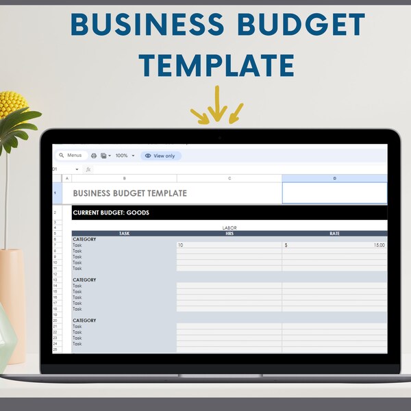 Business Spreadsheet - Etsy