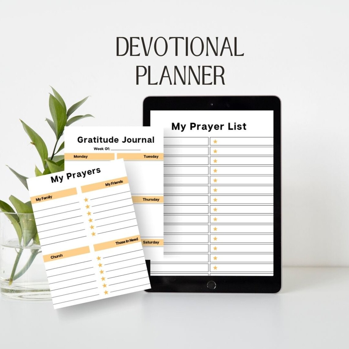 Daily Devotional Journal Printable Printable Daily Devotions Daily Devotional Planner Daily ...