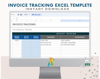 Easy Bookkeeping and Invoice Template, Small Business Bookkeeping ...