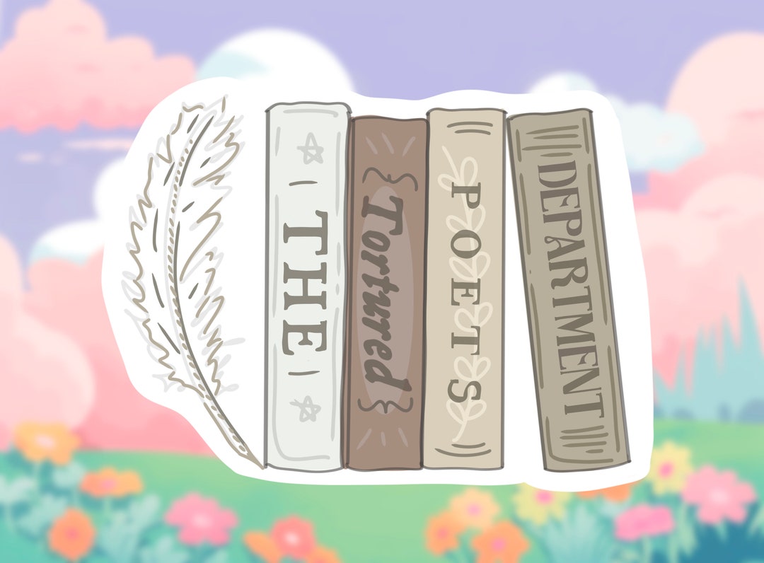 Poets Sticker, Taylor Sticker, Glossy, Holographic or Matte Sticker ...
