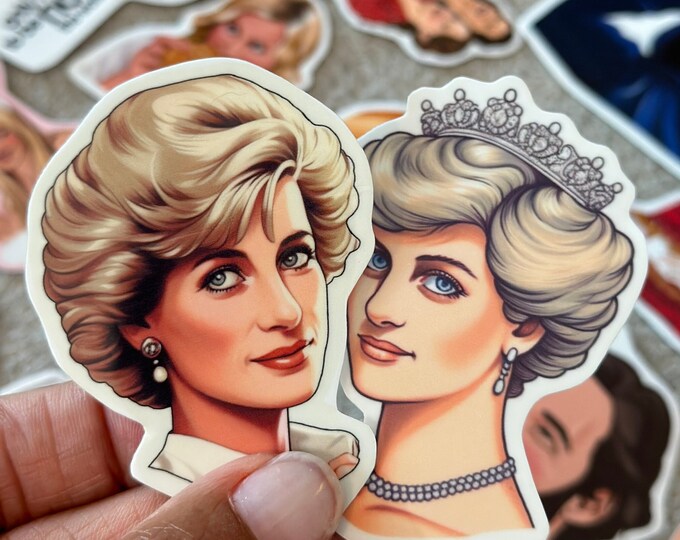 Princess Diana Royal Family UK Style Icon Fashion Phone, Laptop, Bottle ...